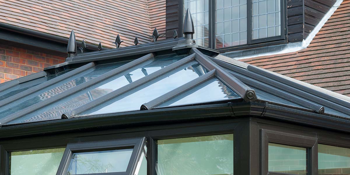 Large Conservatory With French Doors & Glass Roof by 5 Star ...