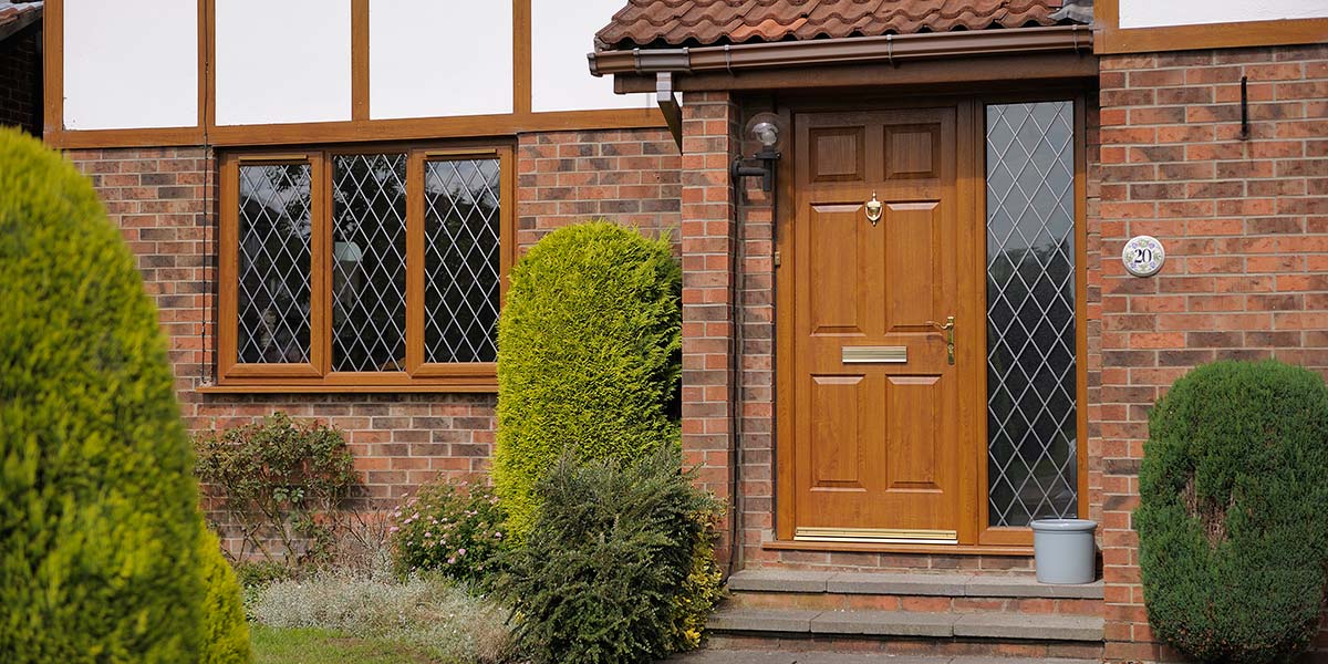 Woodgrain Leaded UPVC Windows & Composite Door from 5 Star Windows ...