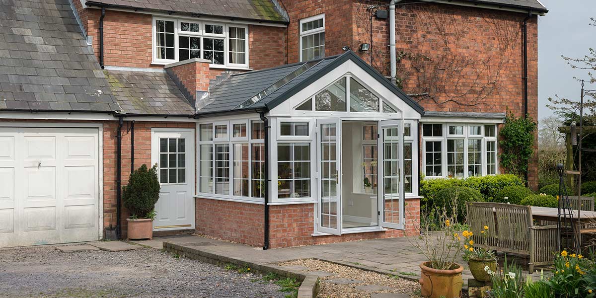 Gable Conservatory with Ultraroof from 5 Star Windows & Conservatories